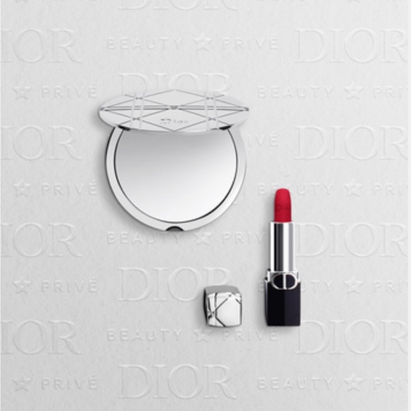 Dior | Makeup | Dior Red Lipstick And Compact Mirror Set New | Poshmark